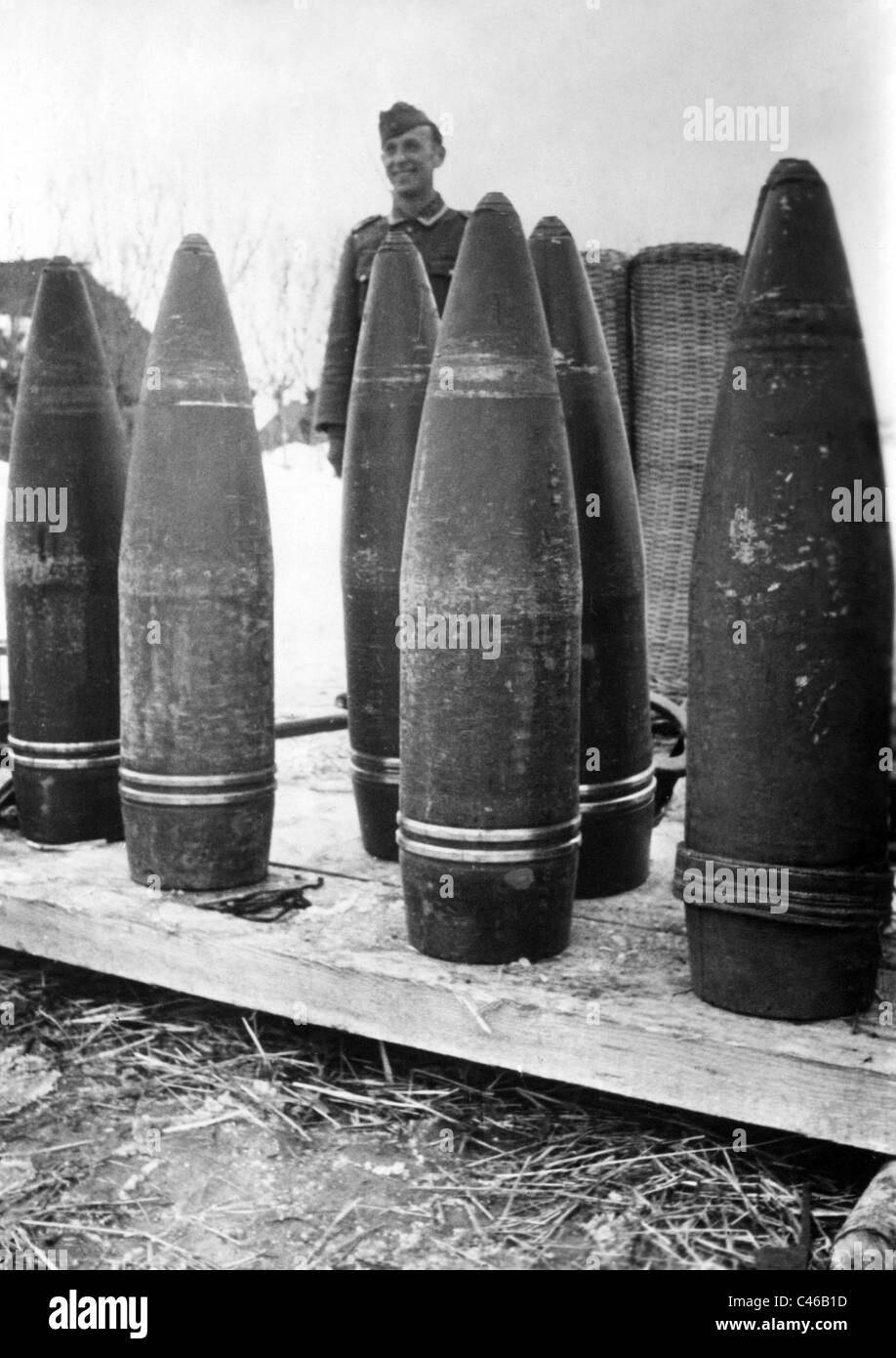 Second World War: German Artillery Stock Photo - Alamy