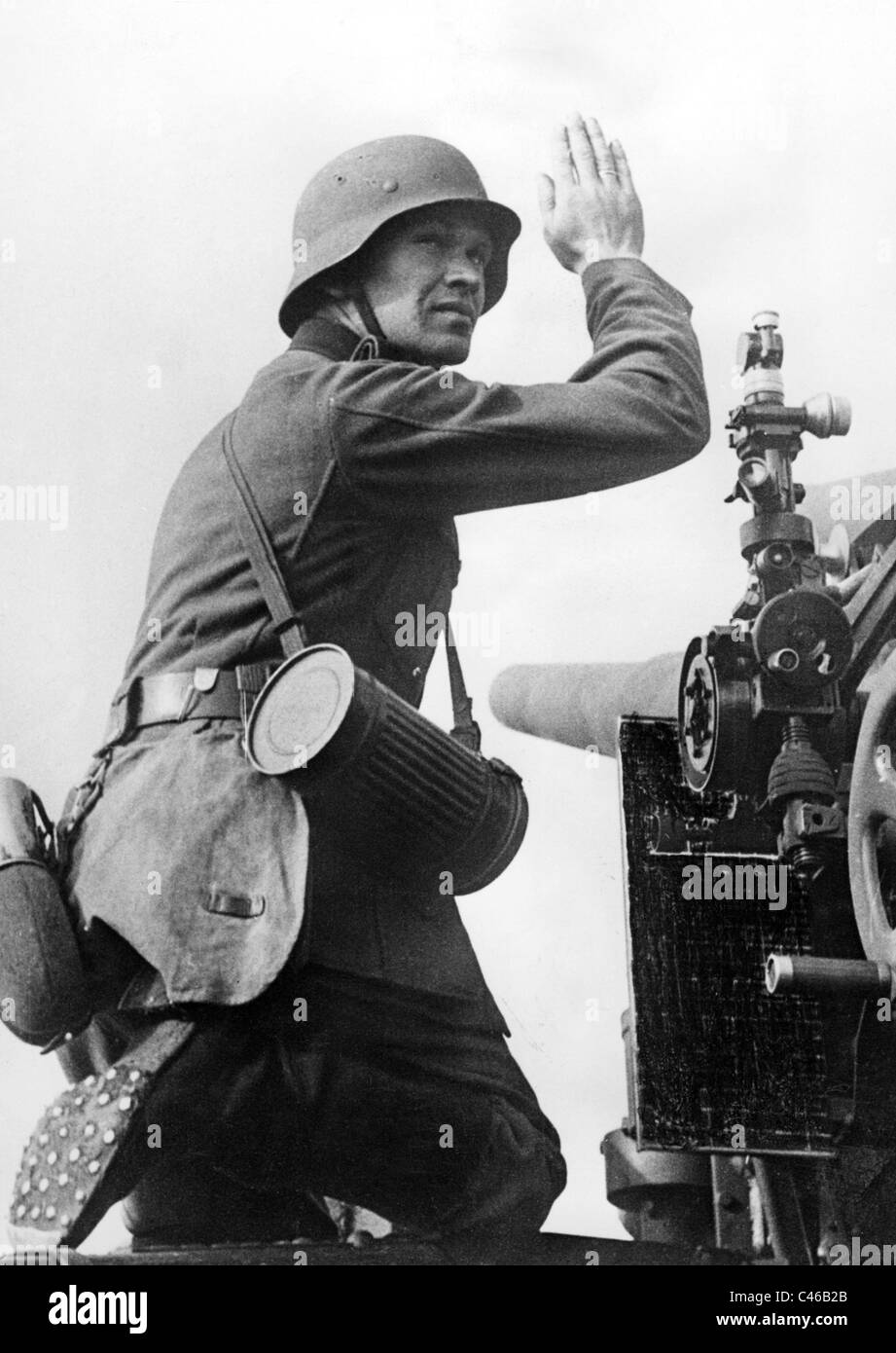 Second World War: German Artillery Stock Photo - Alamy