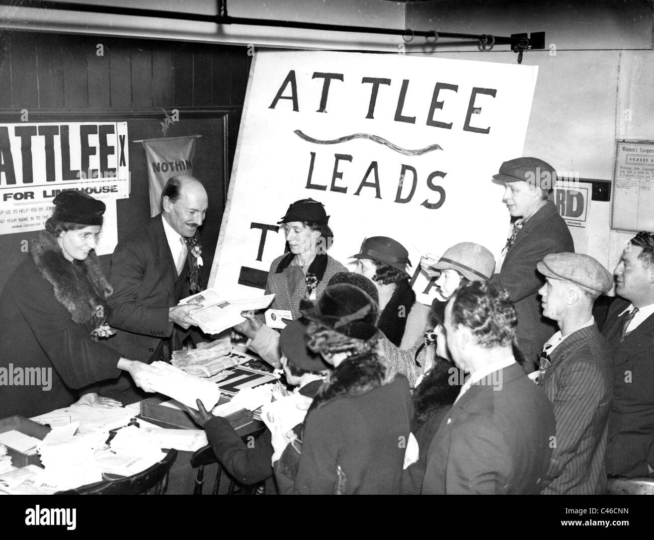 Clement attlee hi-res stock photography and images - Alamy