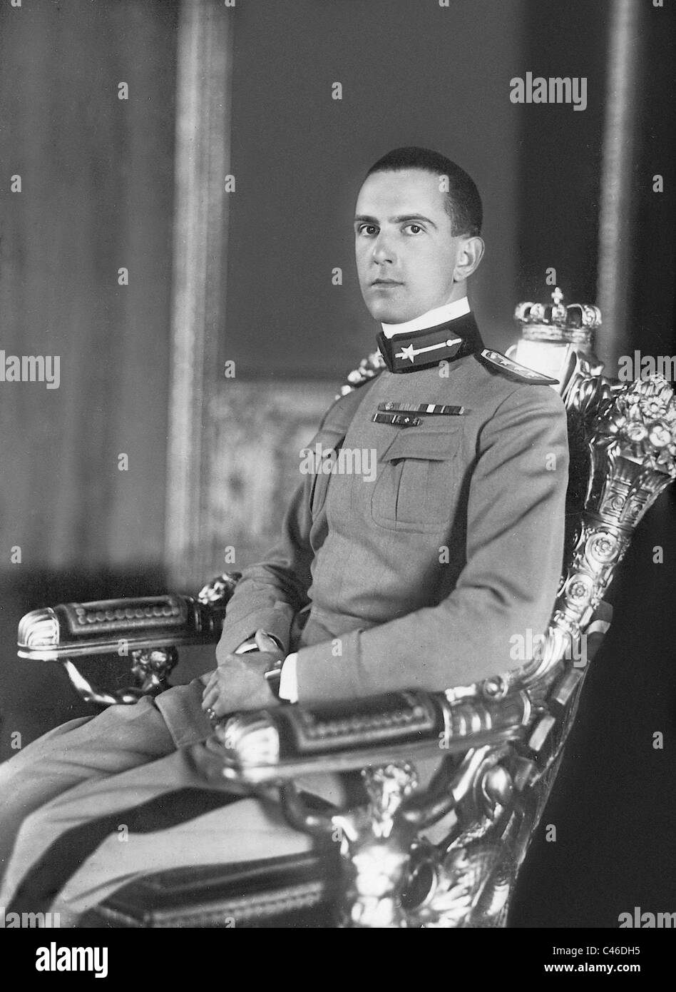 Umberto ii king of italy Black and White Stock Photos & Images - Alamy