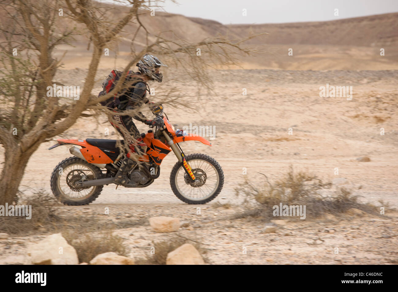 Photograph of motorcycle race in the Negev desert Stock Photo - Alamy