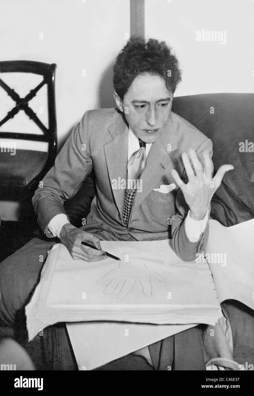 Jean Cocteau, 1941 Stock Photo - Alamy