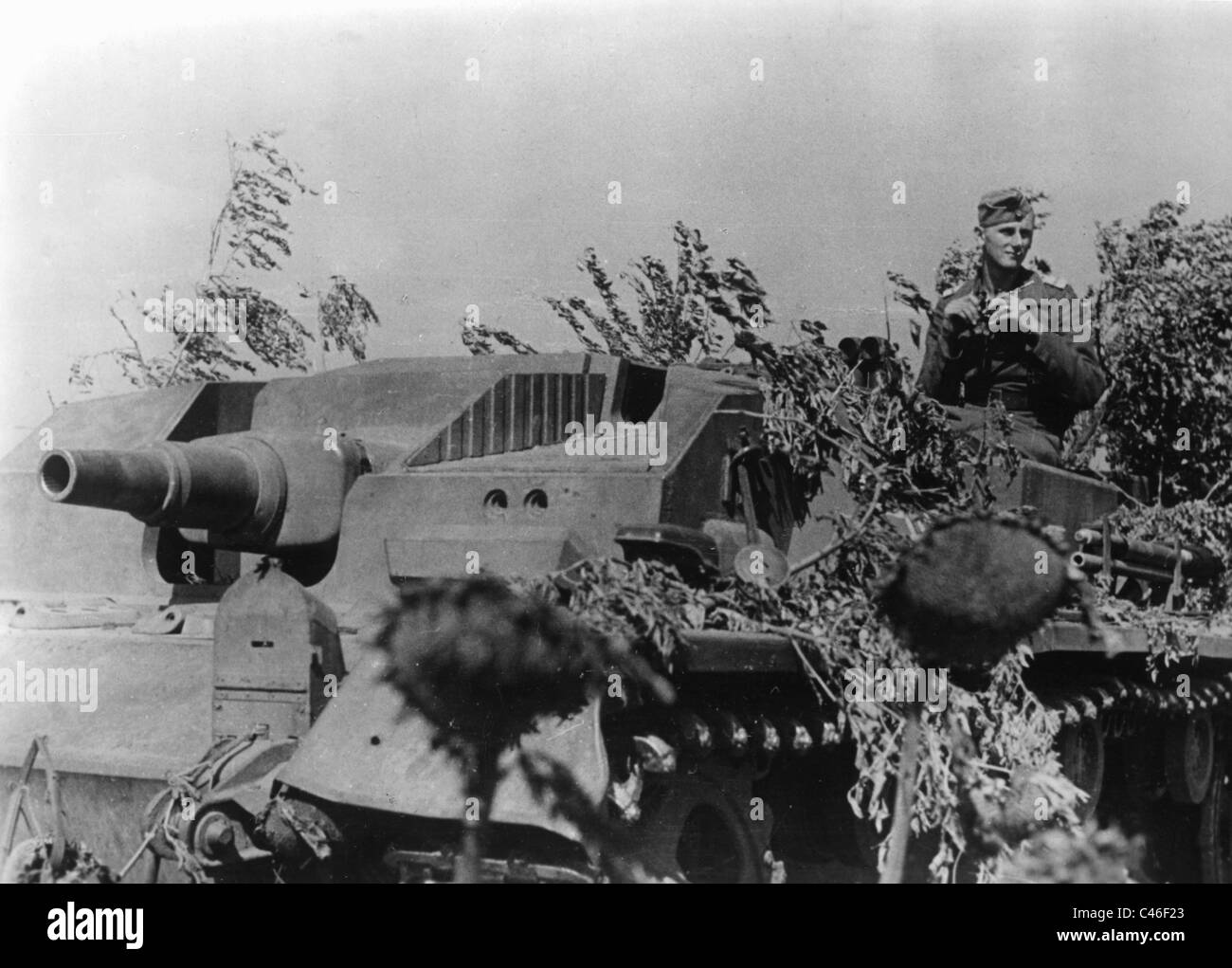 Wwii tracked vehicle Black and White Stock Photos & Images - Alamy