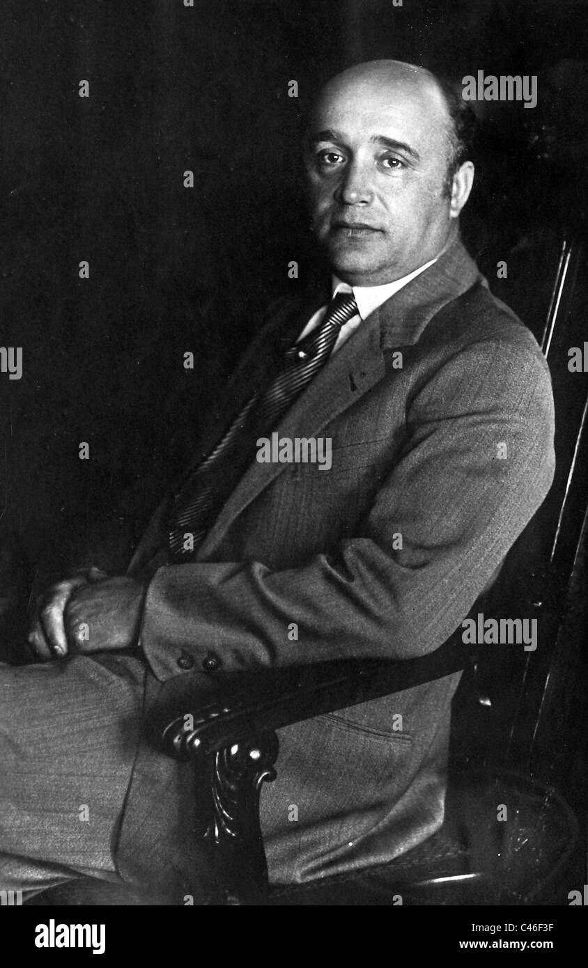 Prof. Friedrich Bergius Stock Photo - Alamy