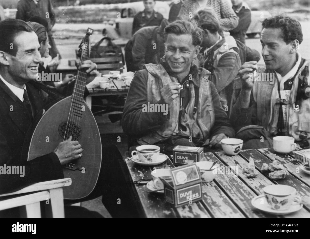 Second World War: Troop Entertainment at German Wehrmacht Stock Photo ...