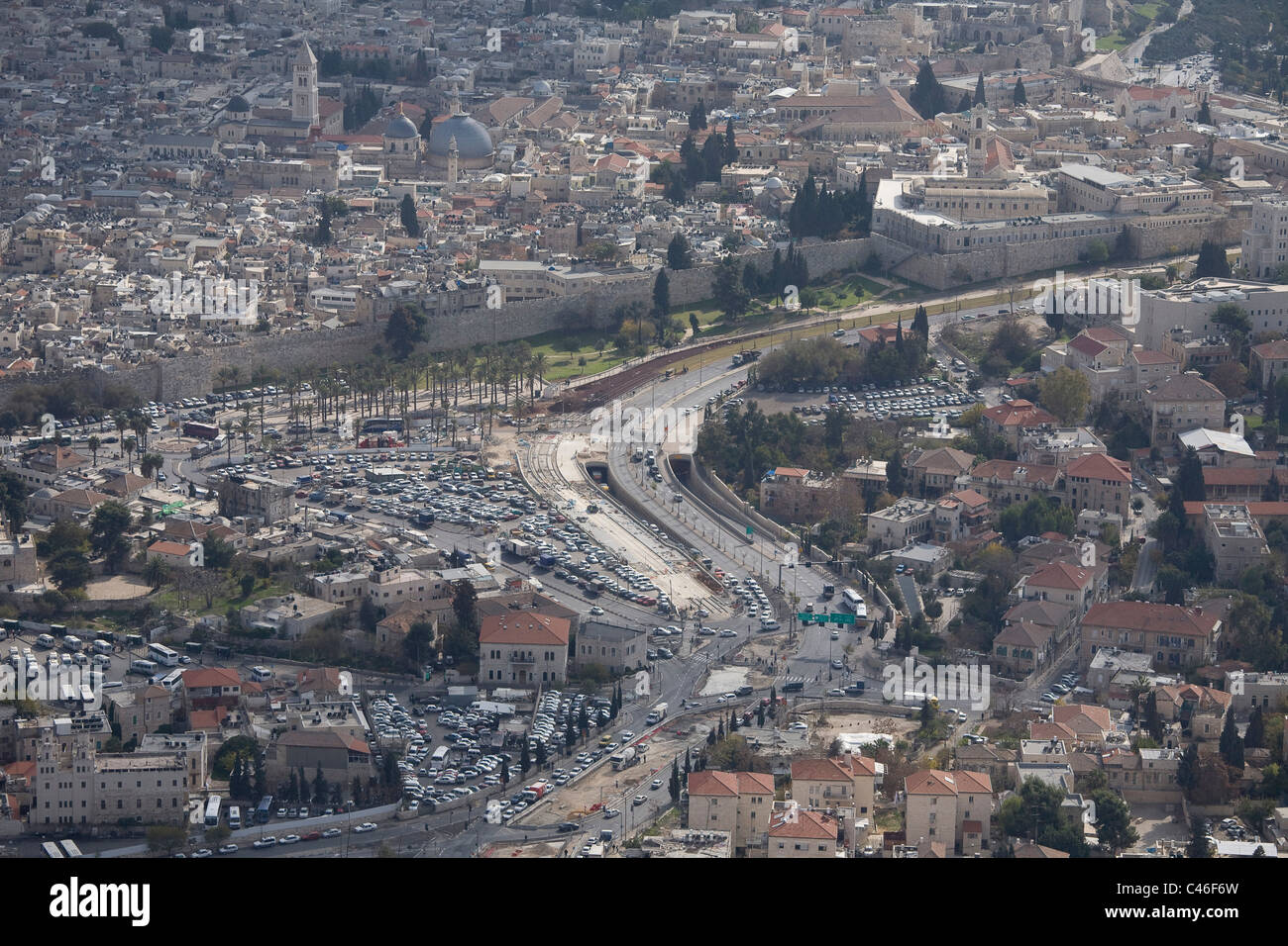 Aerial photograph of the old city of Jerusalem Stock Photo - Alamy