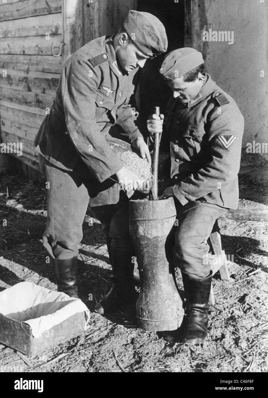 Second World War: Field Rations at German Wehrmacht Stock Photo - Alamy