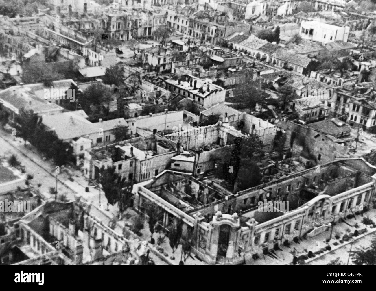 Second World War: Destroyed Cities in the Soviet Union Stock Photo - Alamy