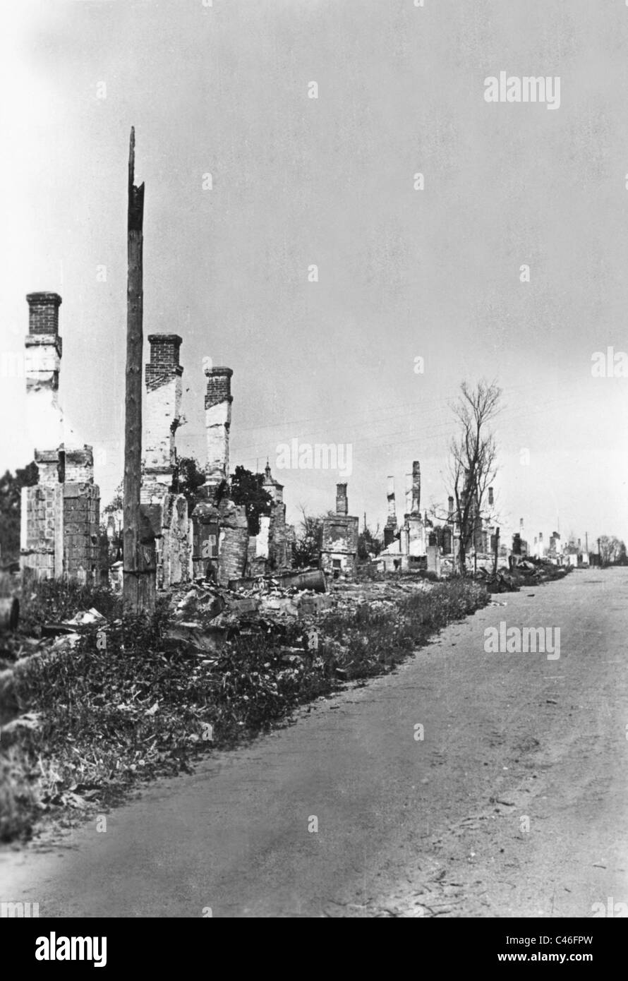 Second World War: Destroyed Cities in the Soviet Union Stock Photo - Alamy