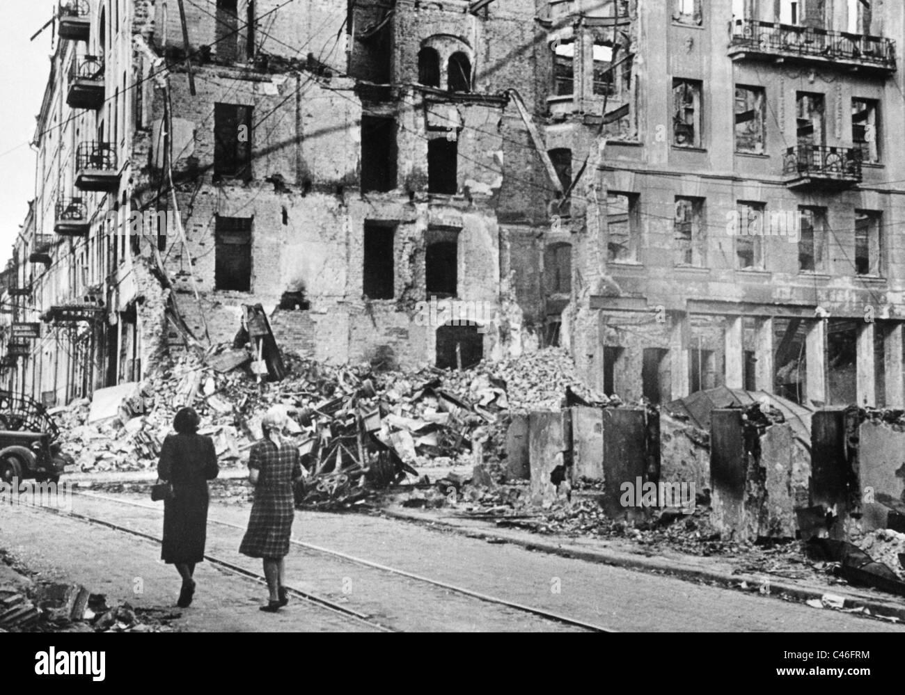 Second World War: Destroyed Cities in the Soviet Union Stock Photo - Alamy