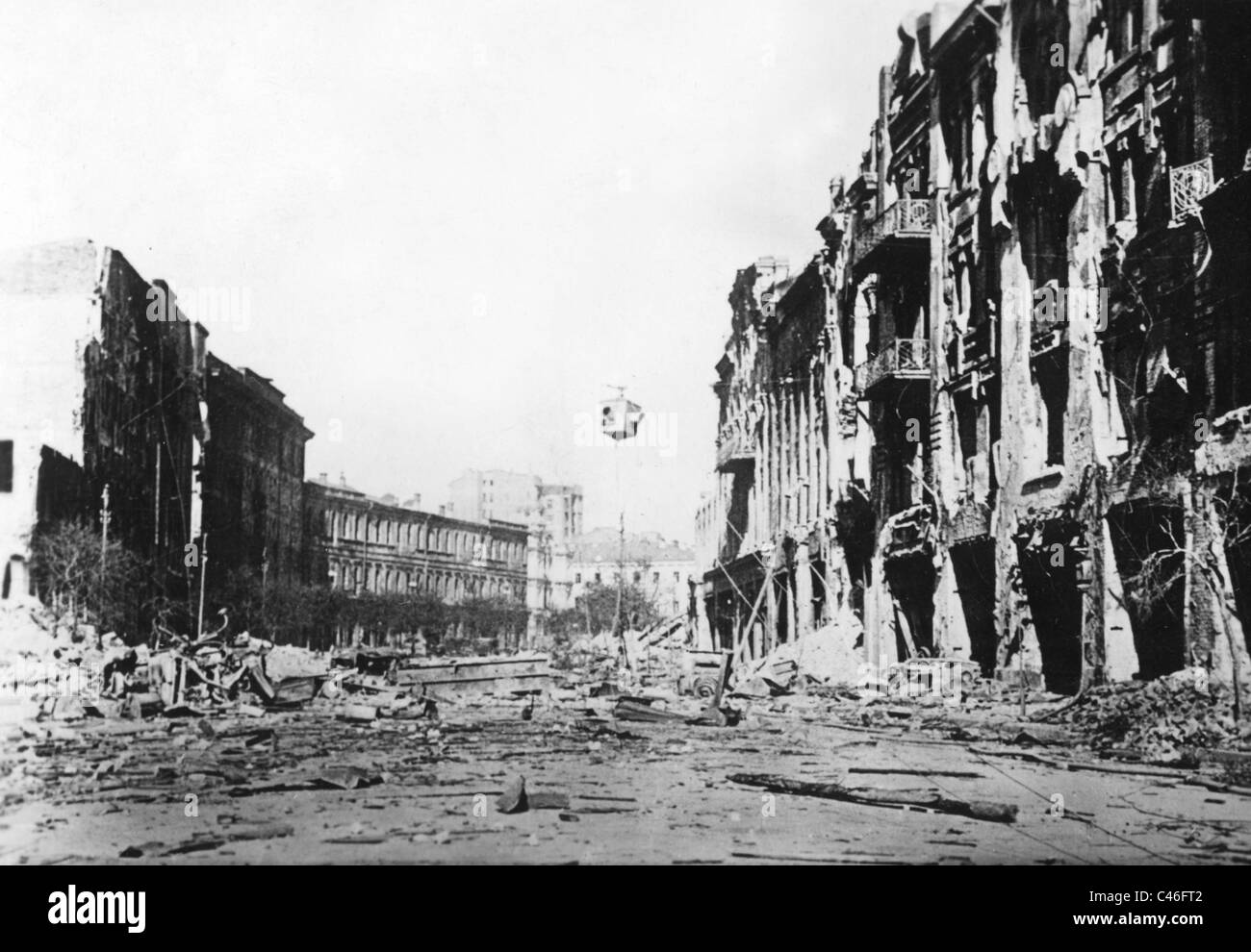 Second World War: Destroyed Cities in the Soviet Union Stock Photo - Alamy