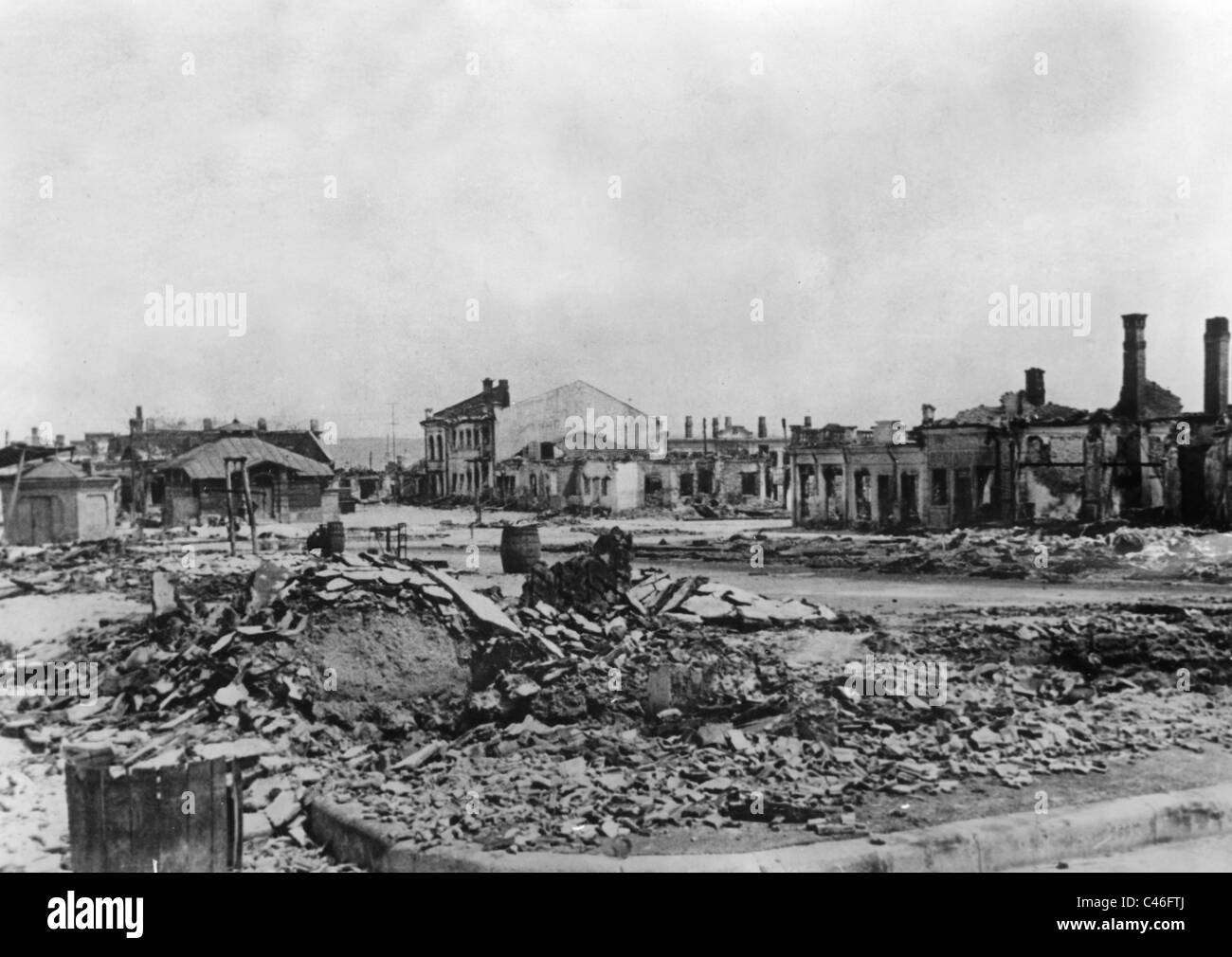 Second World War: Destroyed Cities in the Soviet Union Stock Photo - Alamy