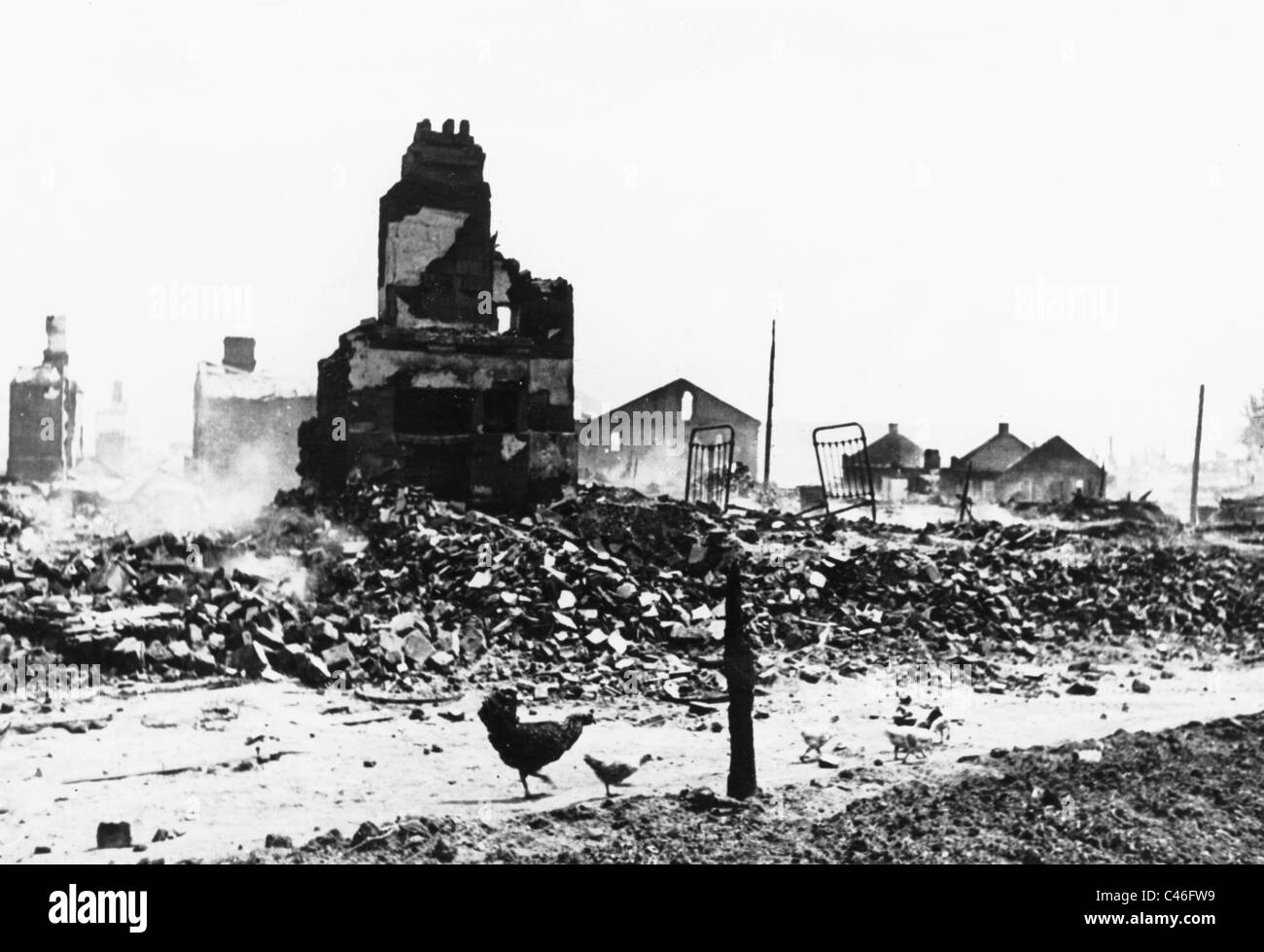 Second World War: Destroyed Cities in the Soviet Union Stock Photo - Alamy