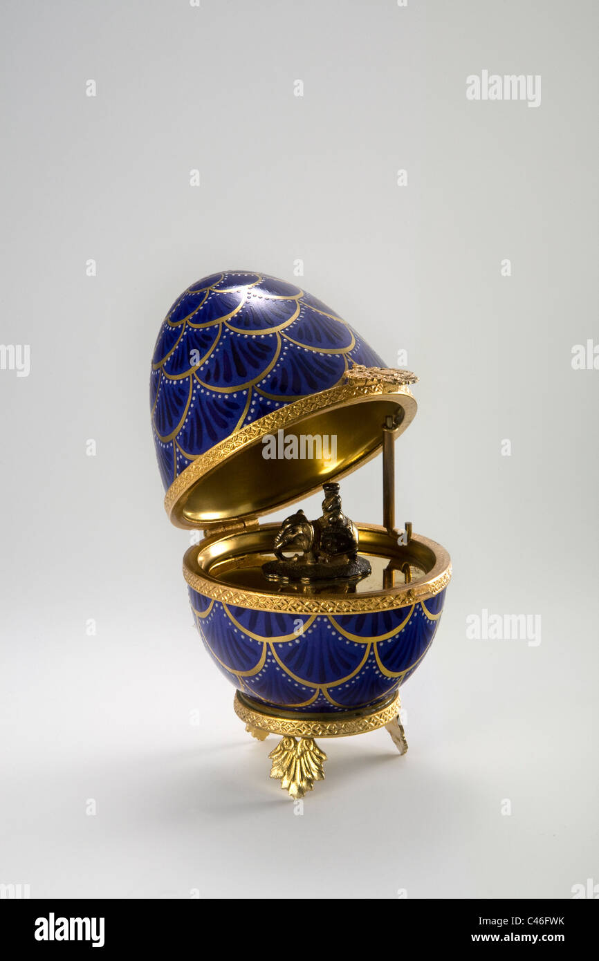 Reproduction of Faberge egg, replica Stock Photo - Alamy