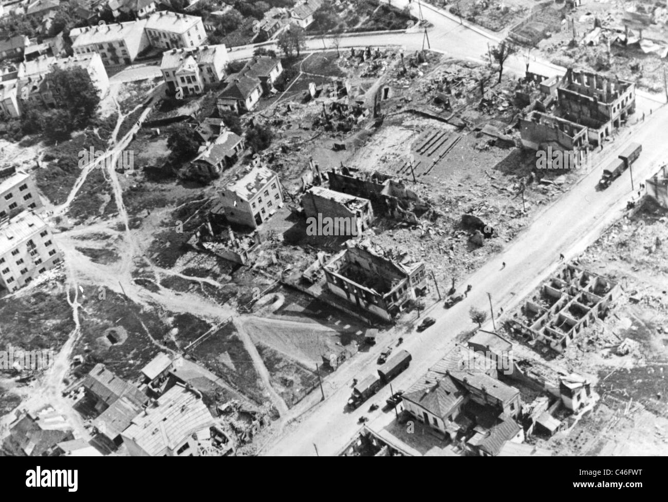 Second World War: Destroyed Cities in the Soviet Union Stock Photo - Alamy