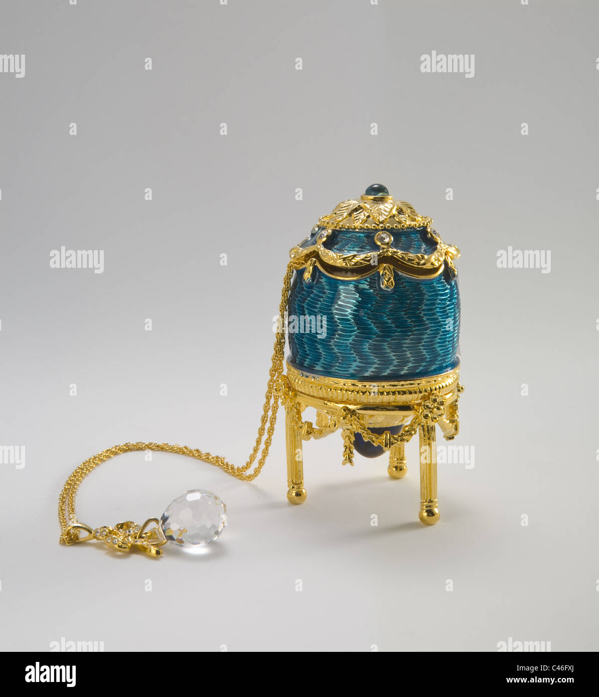 Reproduction of Faberge egg, replica Stock Photo - Alamy