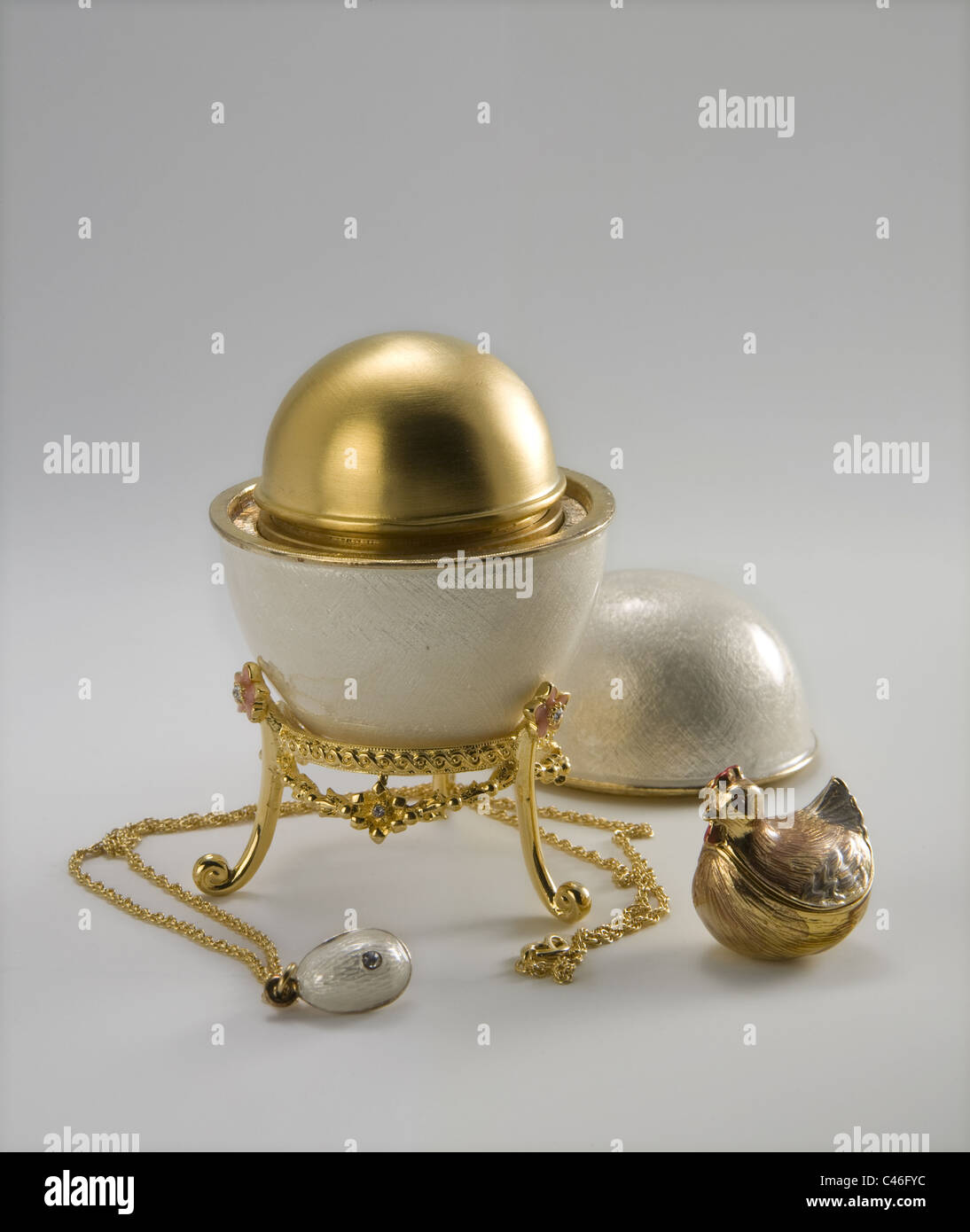 Reproduction of Faberge egg, replica Stock Photo - Alamy