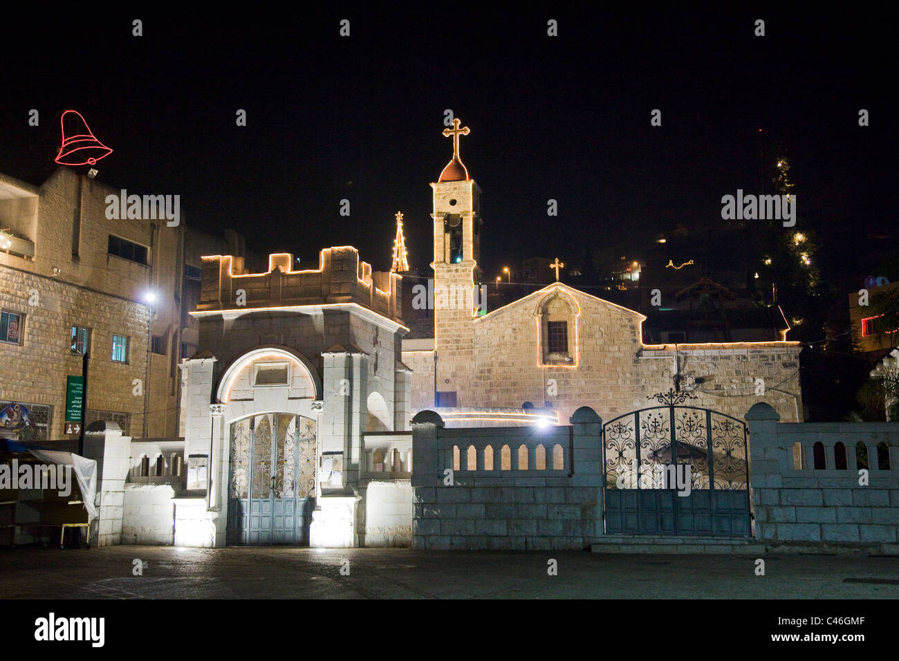 Photograph of christmas eve at the church of the annunciation in ...