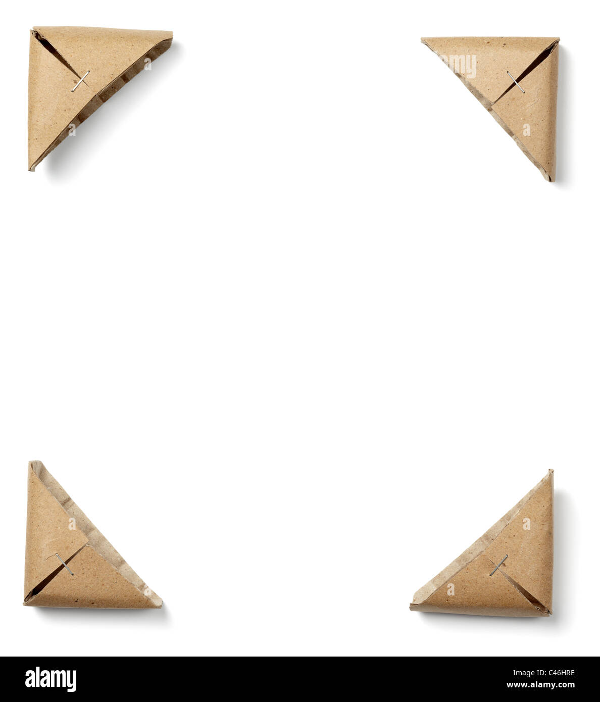 wooden frame cardboard protection Stock Photo - Alamy