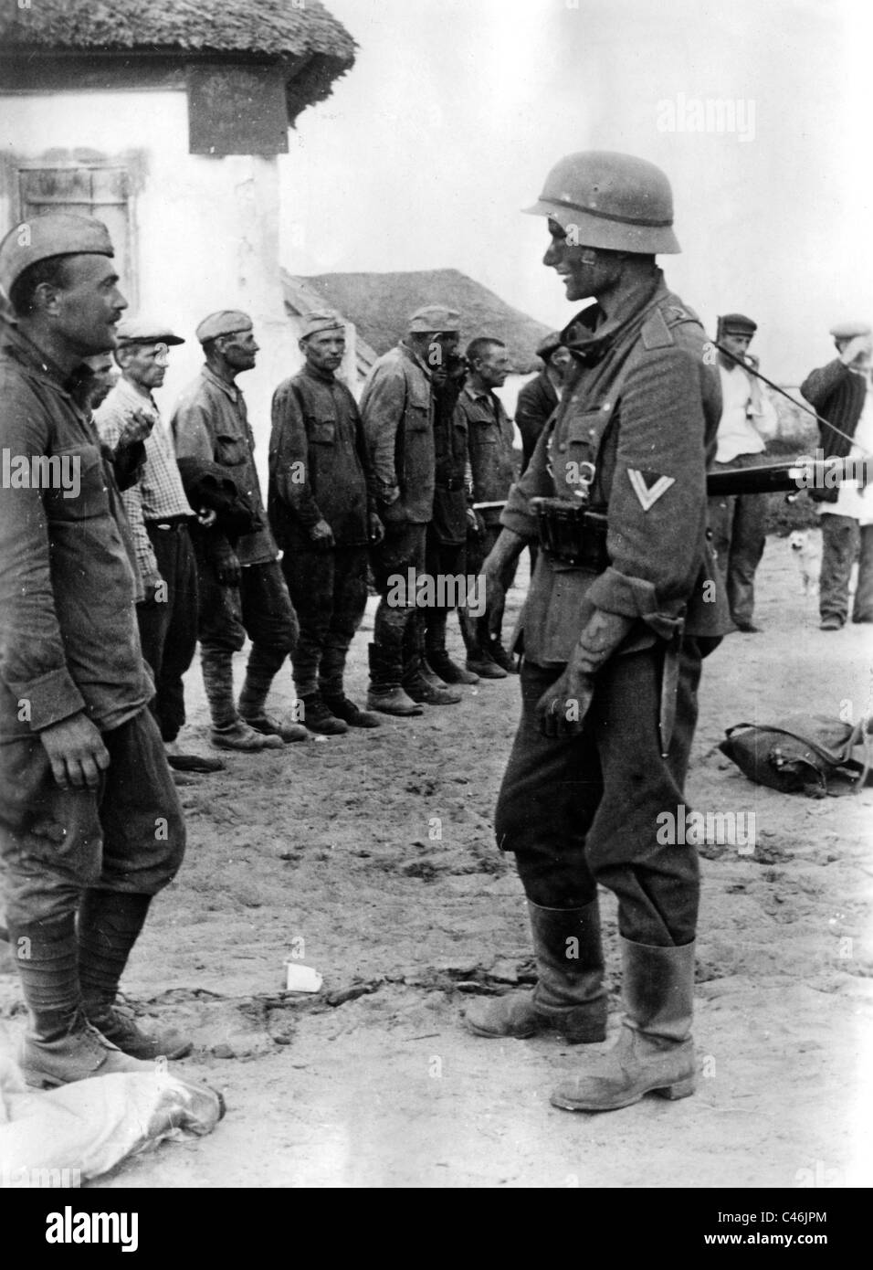 Second World War: German Troops attacking Stalingrad via the Don ford ...