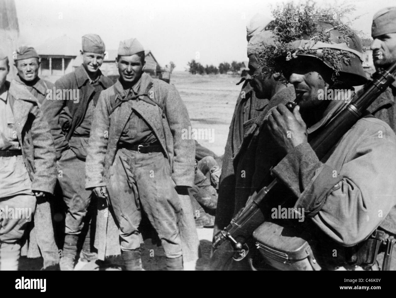 Second World War: German Troops attacking Stalingrad between the rivers ...