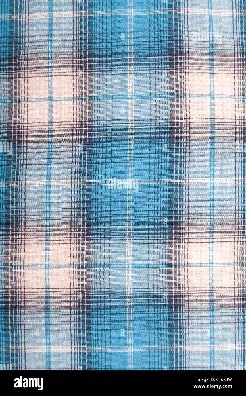 background of blue and white checkered cloth Stock Photo - Alamy