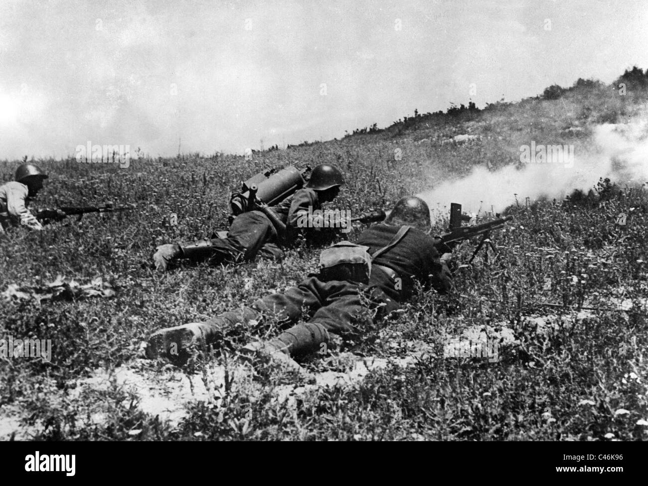Second World War: Italian and Romanian Troops fighting in the ...