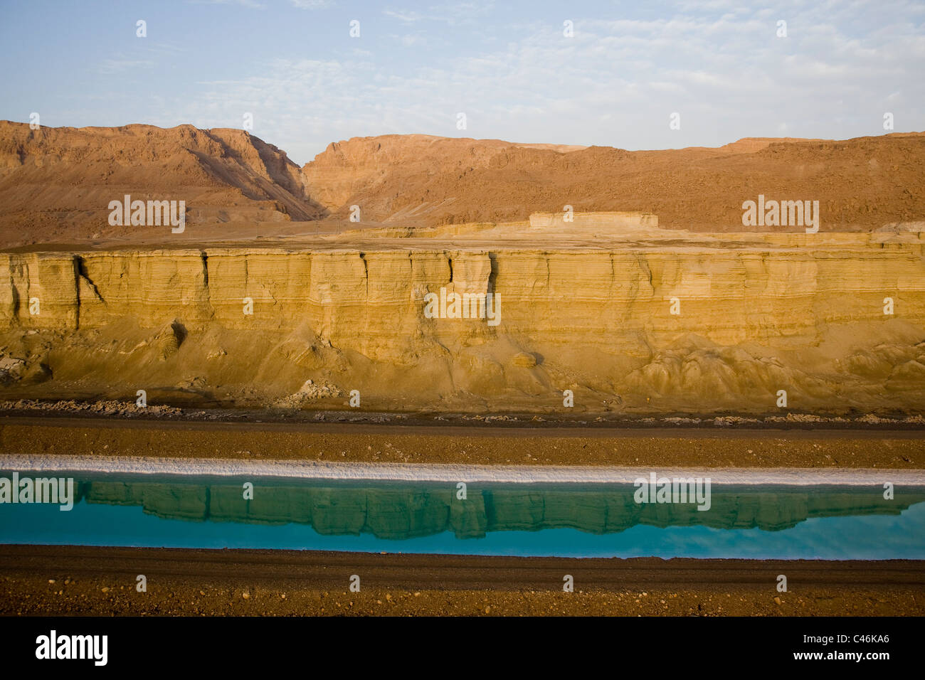 Aerial photograph of a canal in the Deda sea Stock Photo - Alamy