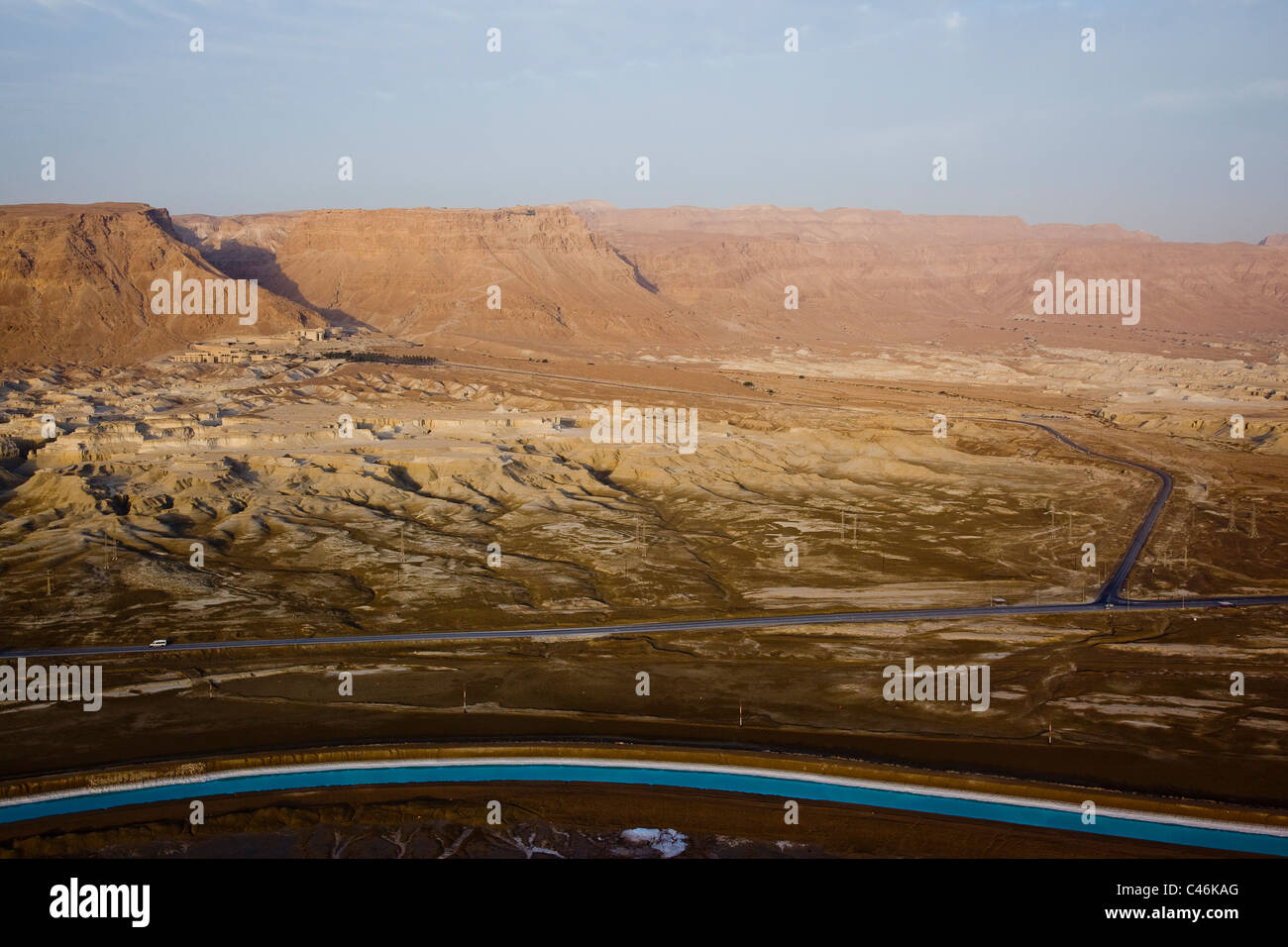 Aerial photograph of a canal in the Deda sea Stock Photo - Alamy
