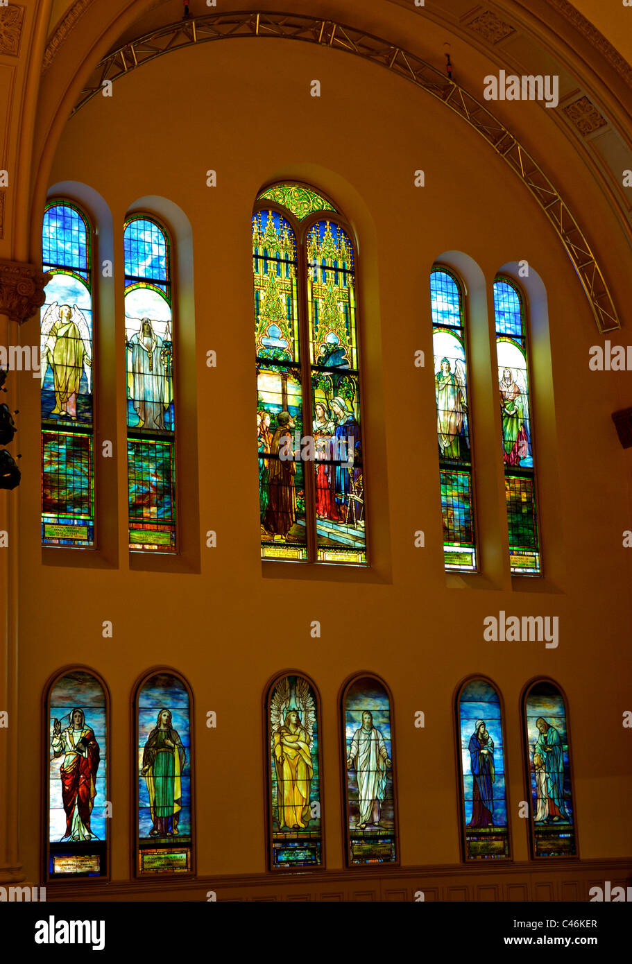 Tiffany windows hi-res stock photography and images - Alamy