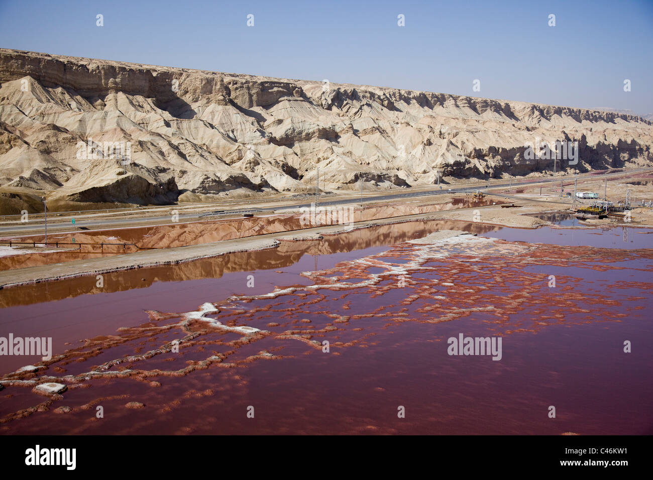 Aerial photograph of the Dead sea Stock Photo - Alamy