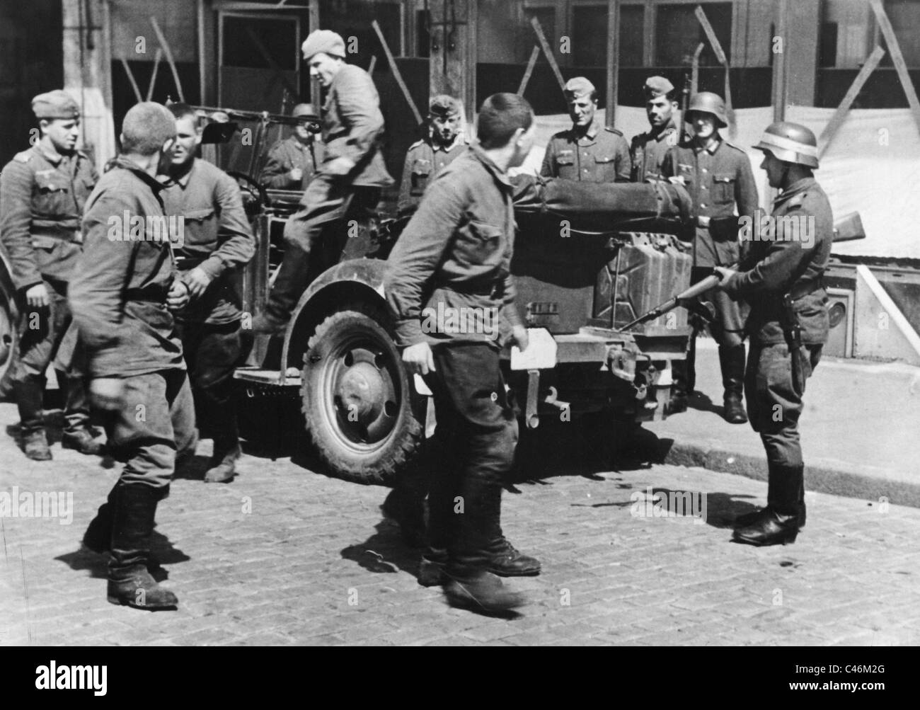 German troops riga hi-res stock photography and images - Alamy