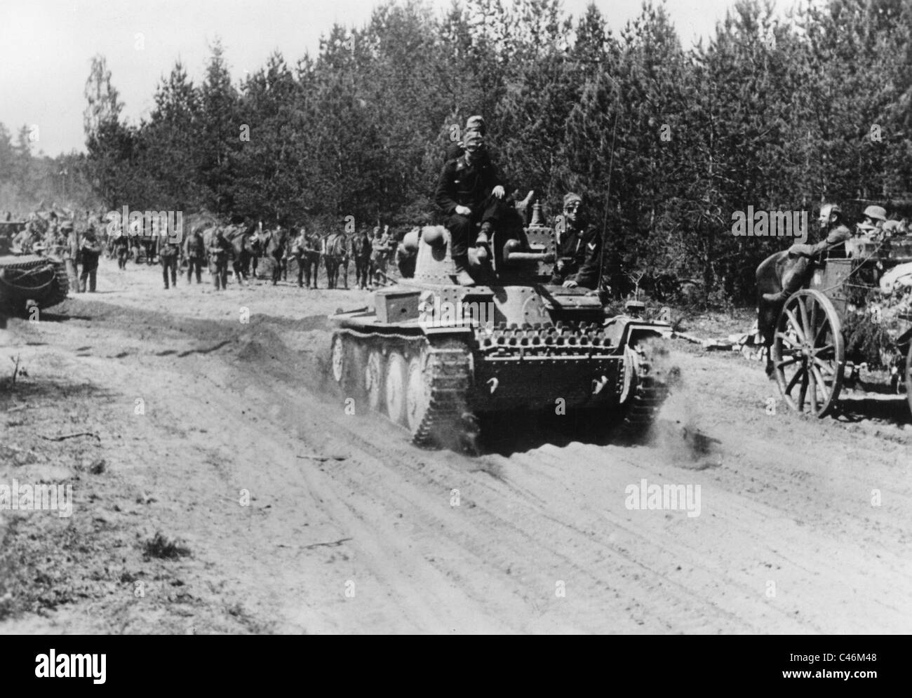 Second World War: Troops of German Army Group North in Lithuania ...