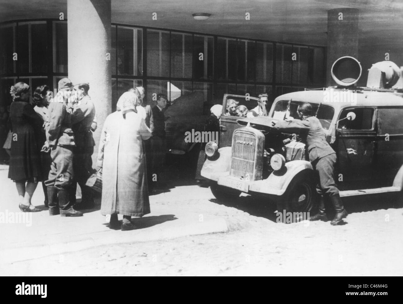 Second World War: Troops of German Army Group North in Lithuania ...