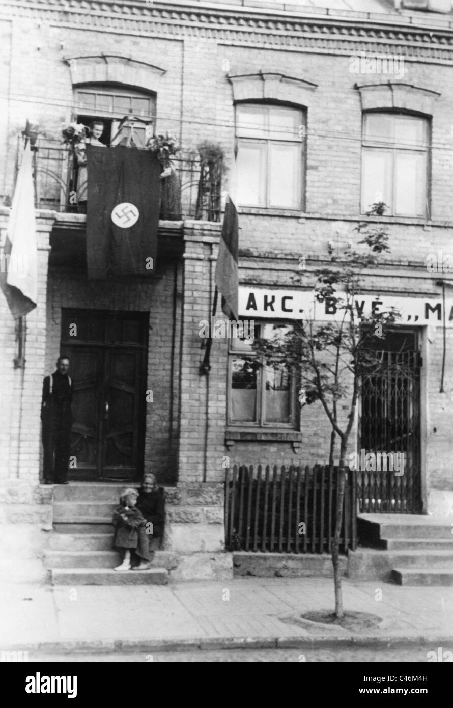Second World War: Troops of German Army Group North in Lithuania ...