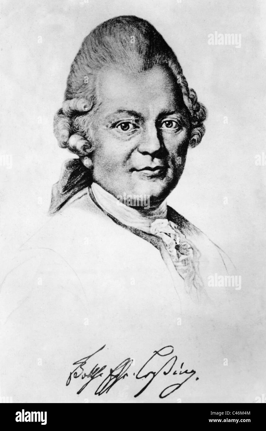 Gotthold Ephraim Lessing Stock Photo - Alamy