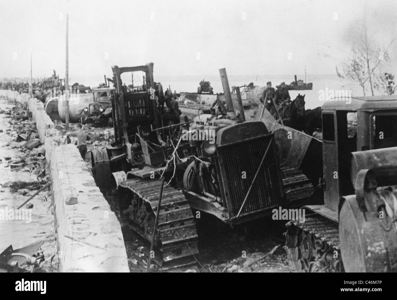 Second World War: German Army Group South and allied Axis troops ...