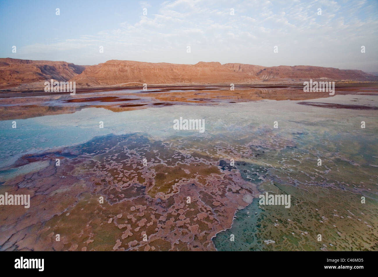 Abstract photograph of the Dead sea at dawn Stock Photo - Alamy