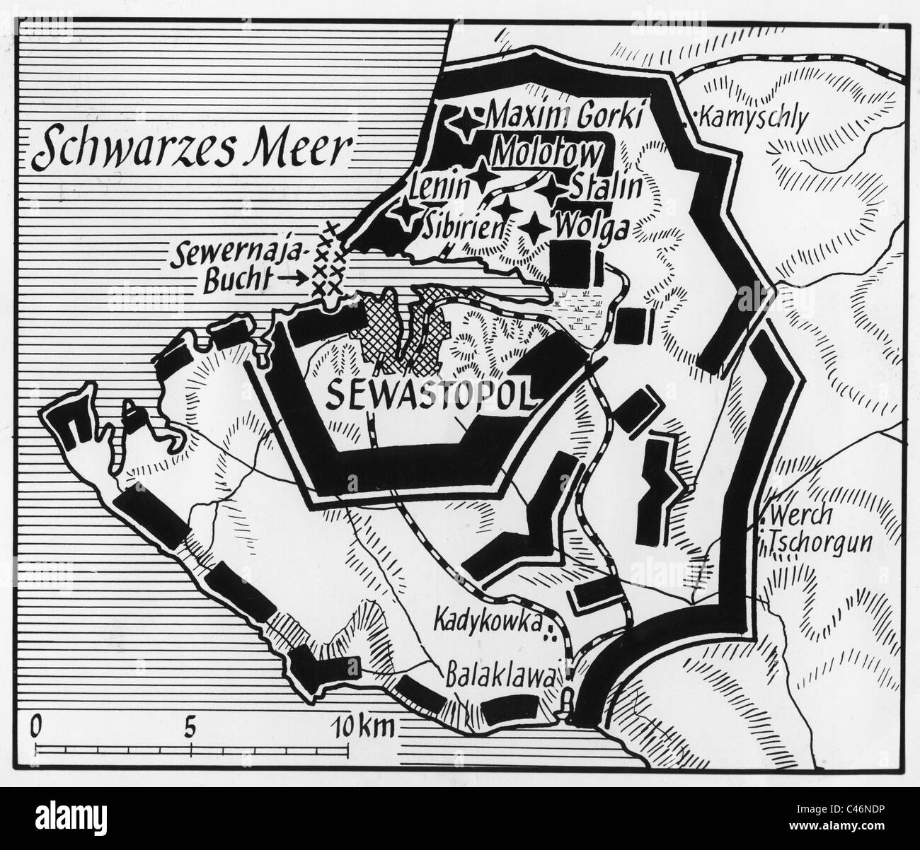 Second World War: Eastern Front. Siege of Sevastopol, 7th June-4th July ...