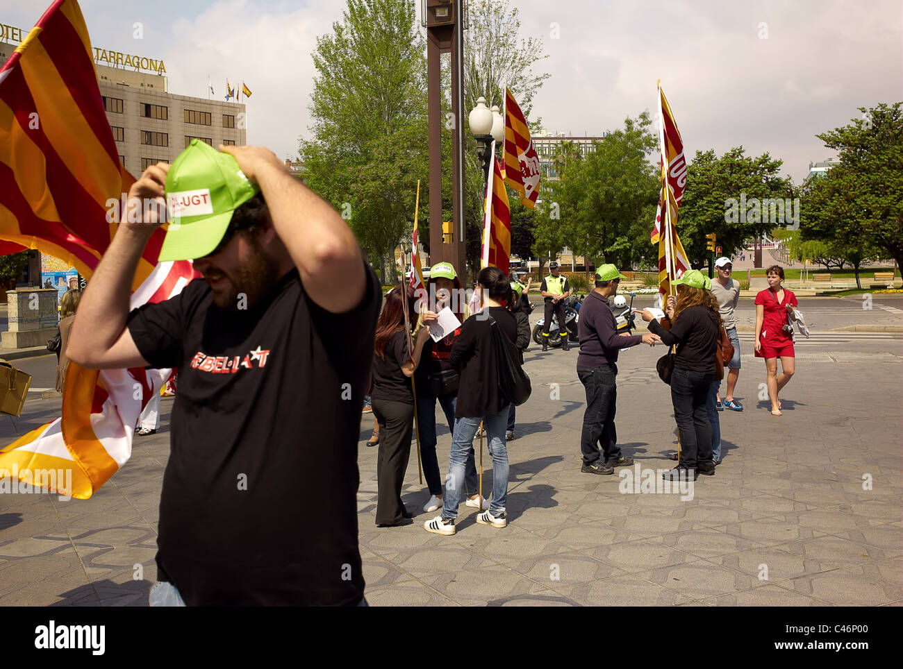 Day of The Workers, 1st of May, Spain Stock Photo - Alamy