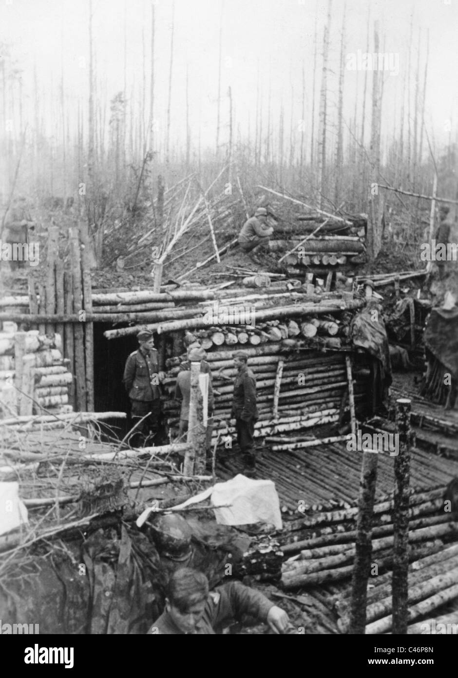 Second World War: Eastern Front. Staves and command posts of the ...