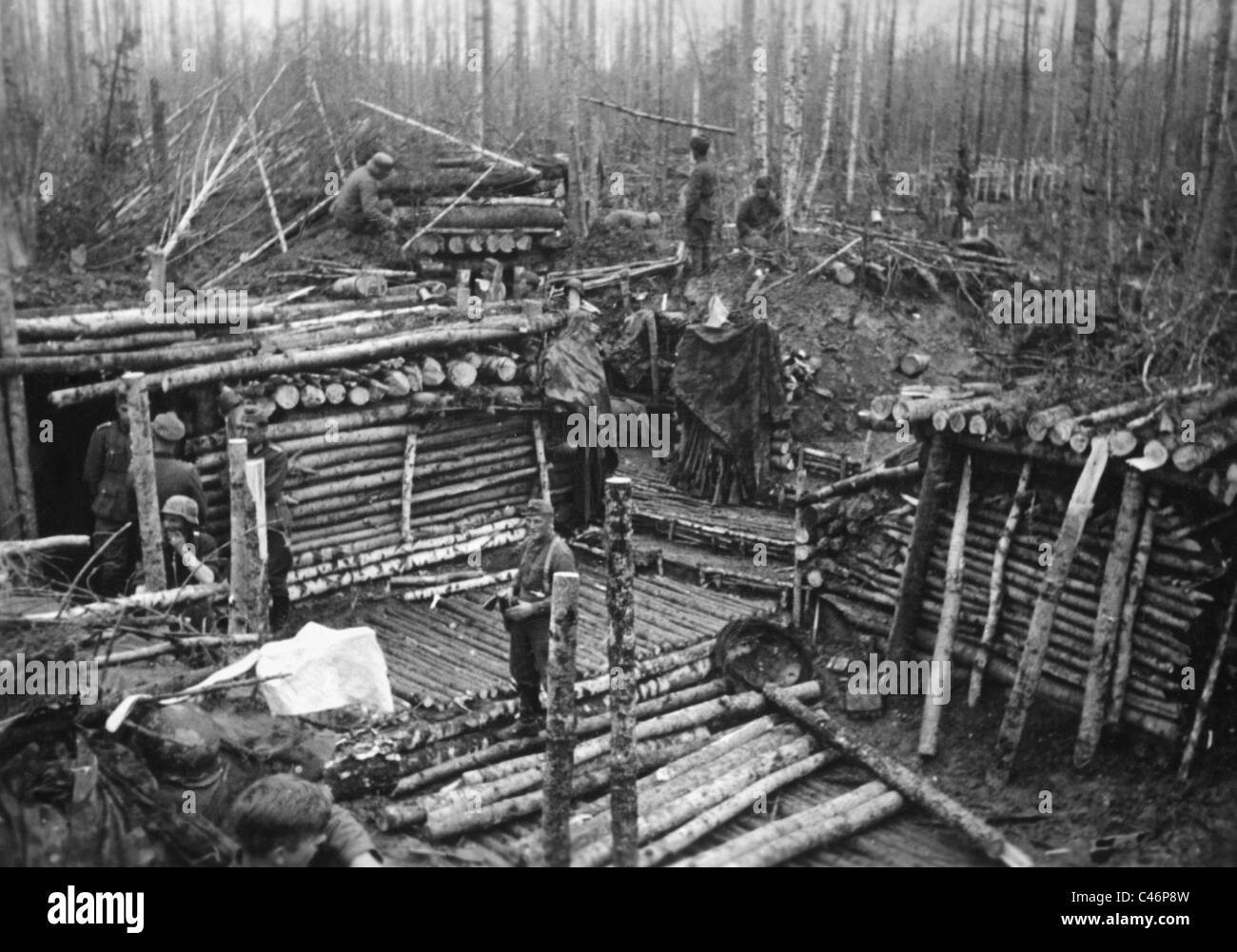 Second World War: Eastern Front. Staves and command posts of the ...