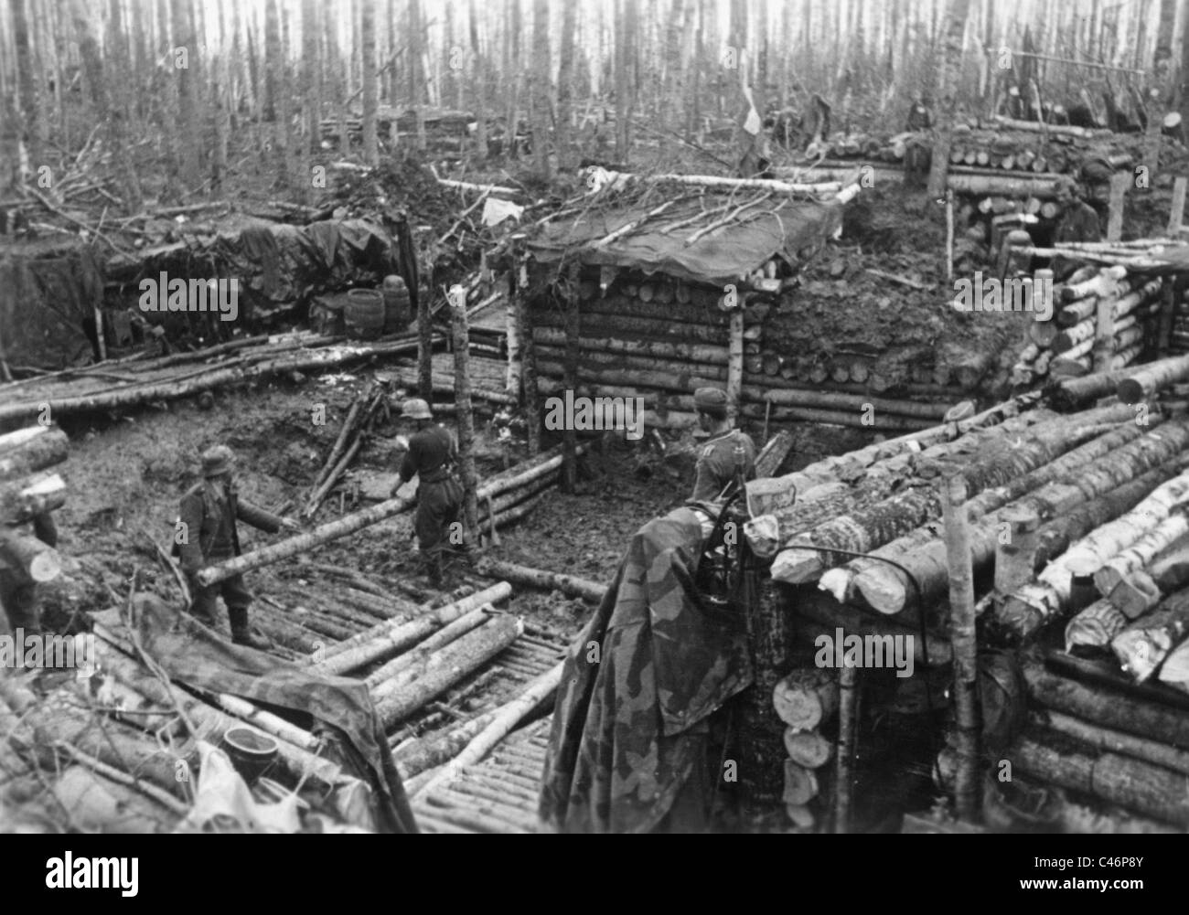 Second World War: Eastern Front. Staves and command posts of the ...