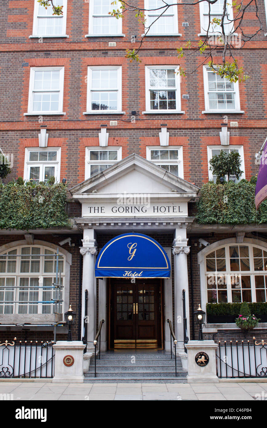 General view of the exterior of The Goring Hotel Stock Photo - Alamy