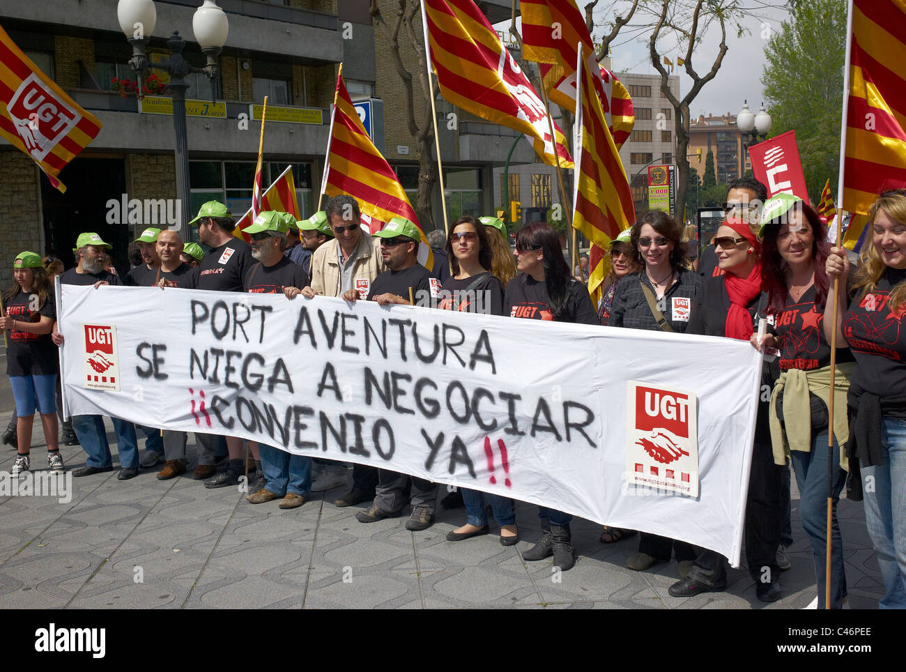 Day of The Workers, 1st of May, Spain Stock Photo - Alamy