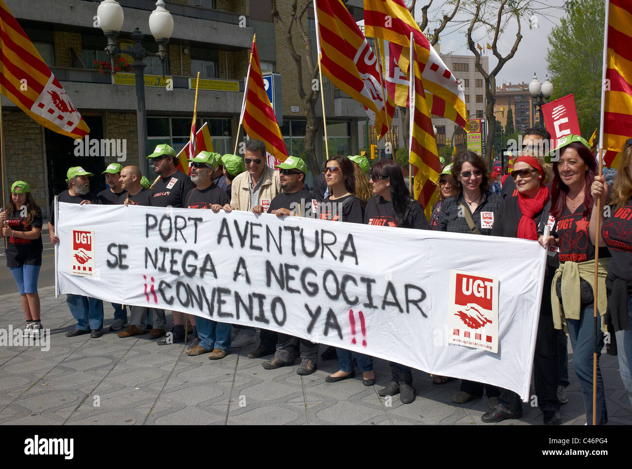 Day of The Workers, 1st of May, Spain Stock Photo - Alamy