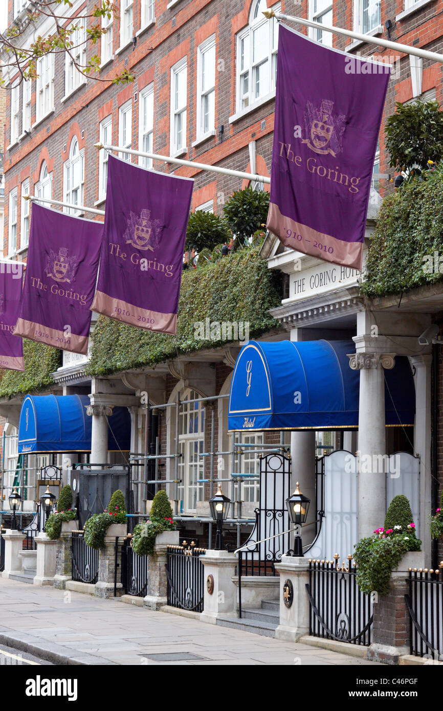 General view of the exterior of The Goring Hotel Stock Photo - Alamy