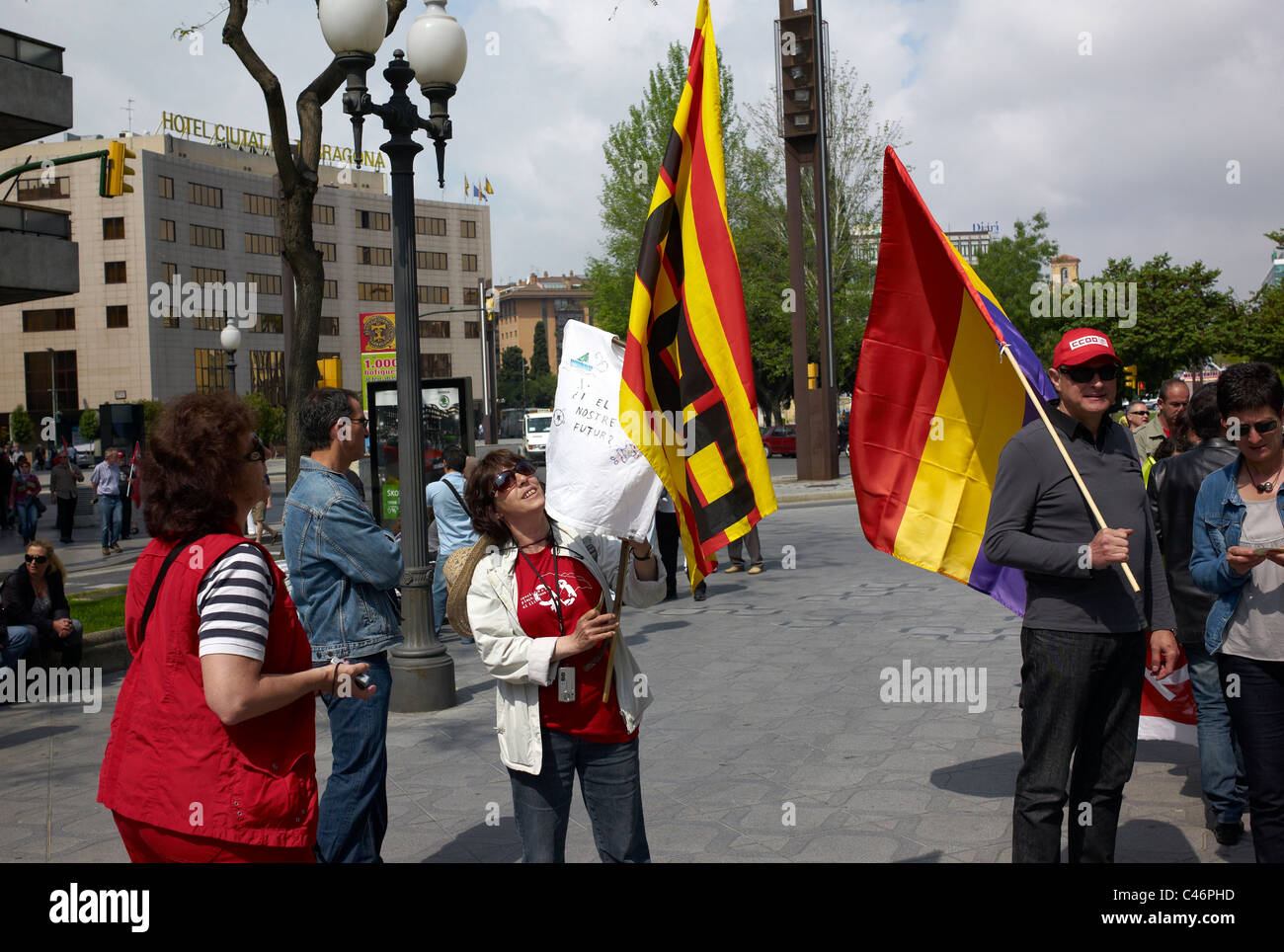 Day of The Workers, 1st of May, Spain Stock Photo - Alamy