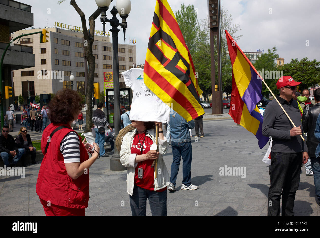 Day of The Workers, 1st of May, Spain Stock Photo - Alamy