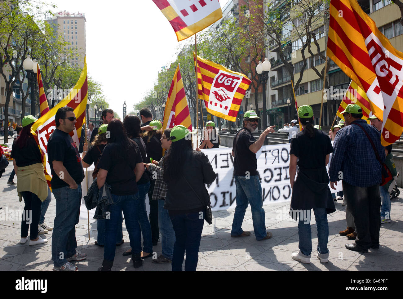 Day of The Workers, 1st of May, Spain Stock Photo - Alamy